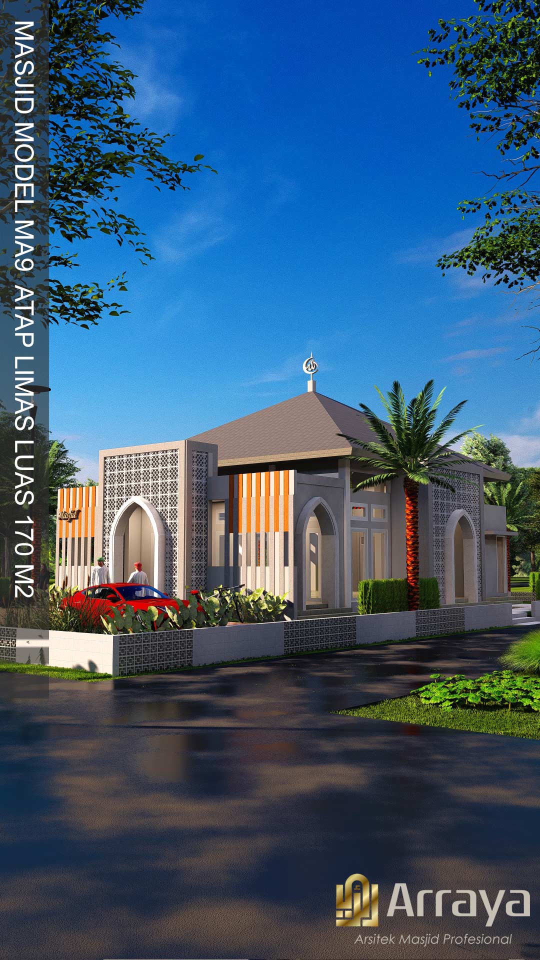 Desain Masjid Model MA9: Menyentuh Hati, Beginilah Desain Masjid yang ...
