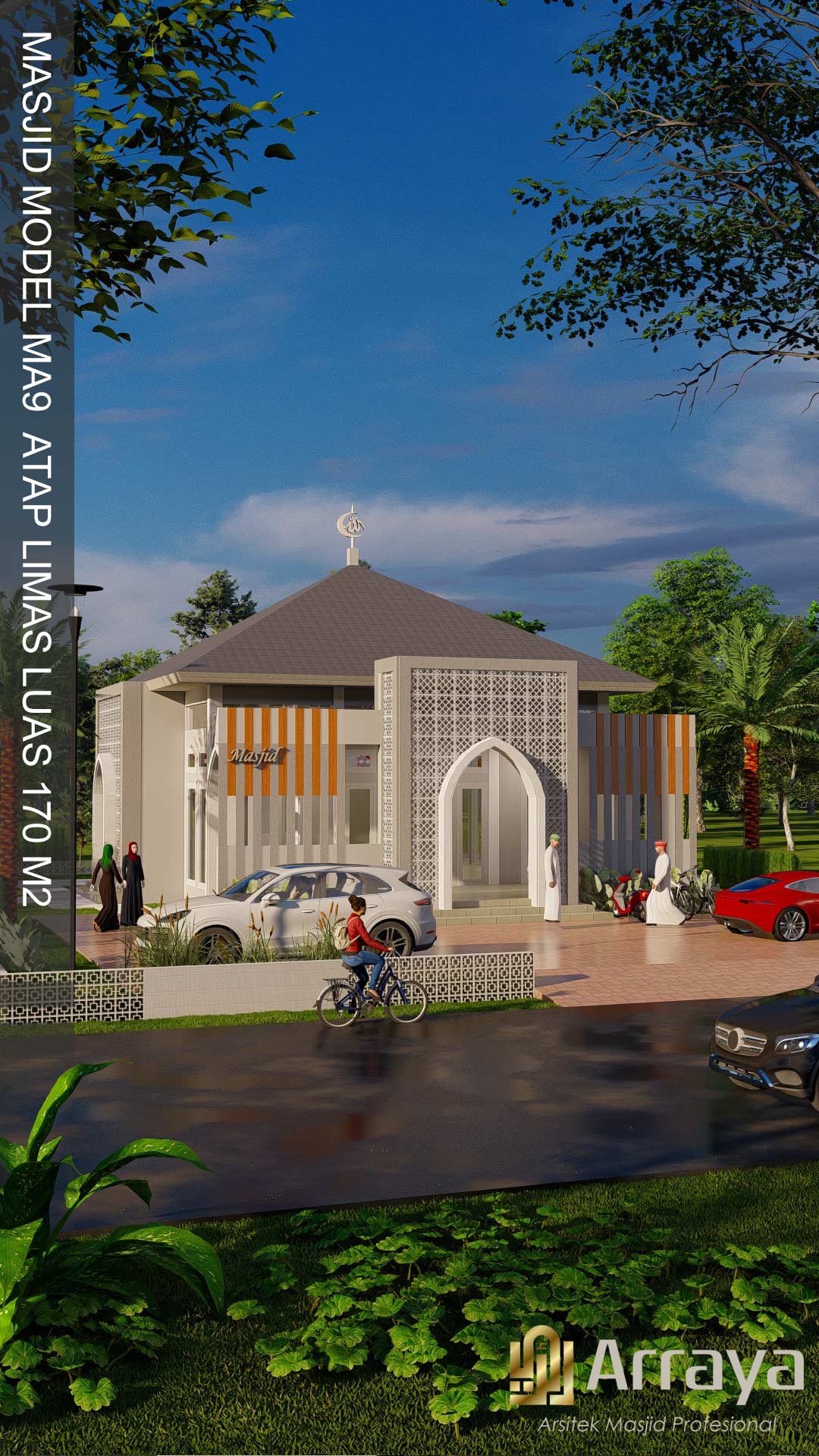 Desain Masjid Model MA9: Menyentuh Hati, Beginilah Desain Masjid yang ...