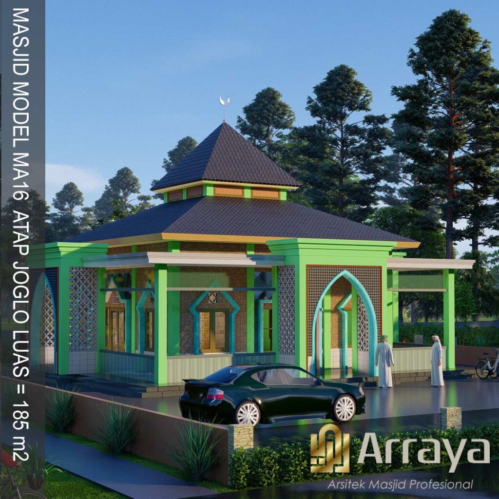 Desain Masjid MA16, Kemegahan Masjid dengan Atap Joglo yang Menjulang ...