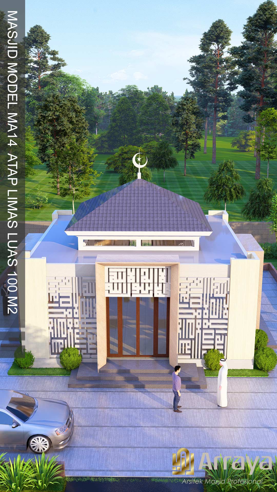 Desain Masjid Model MA14 : Masya Allah, Masjid Modern ini Mempergunakan ...